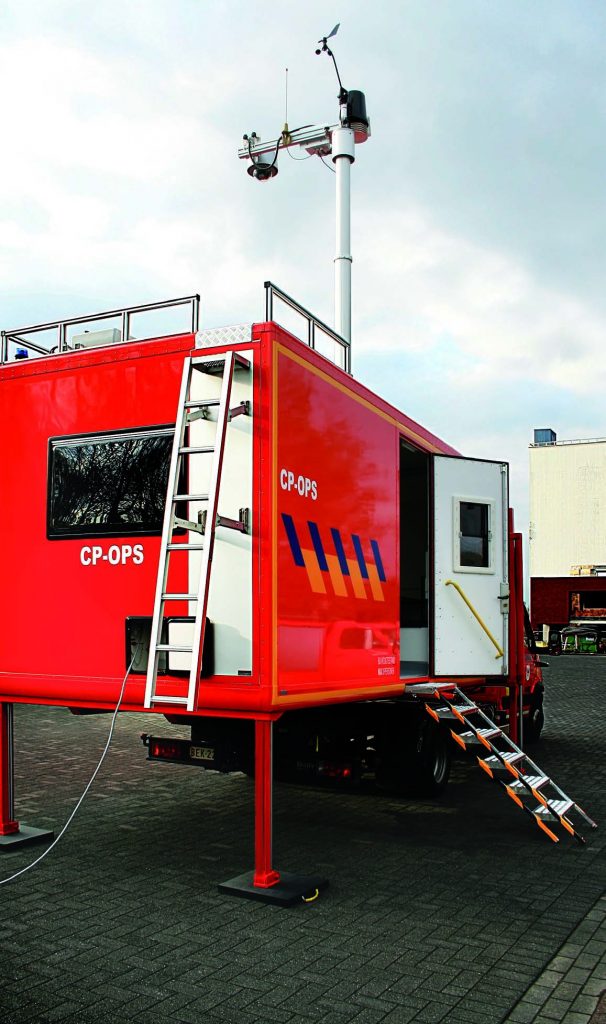 Mât telescopique HEAVY, Hauteur de 12 à 15m avec charge max de 150kg